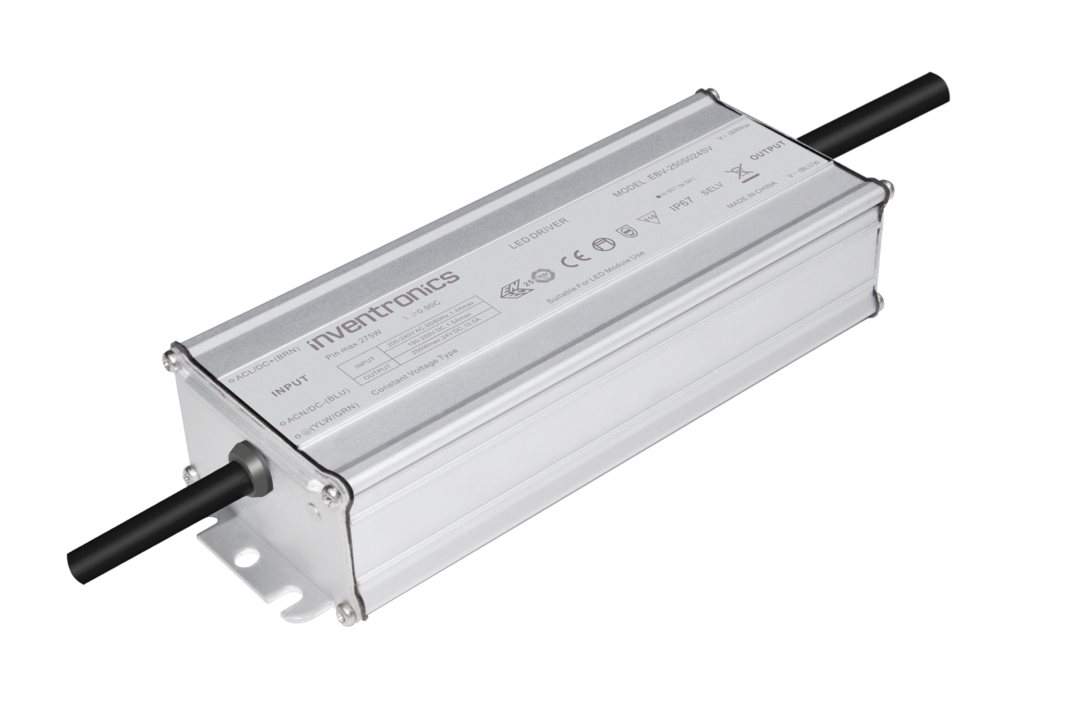 EBV-250SxxxSV - INVENTRONICS GLOBAL (AM) 250W Constant-Voltage IP67 LED ...