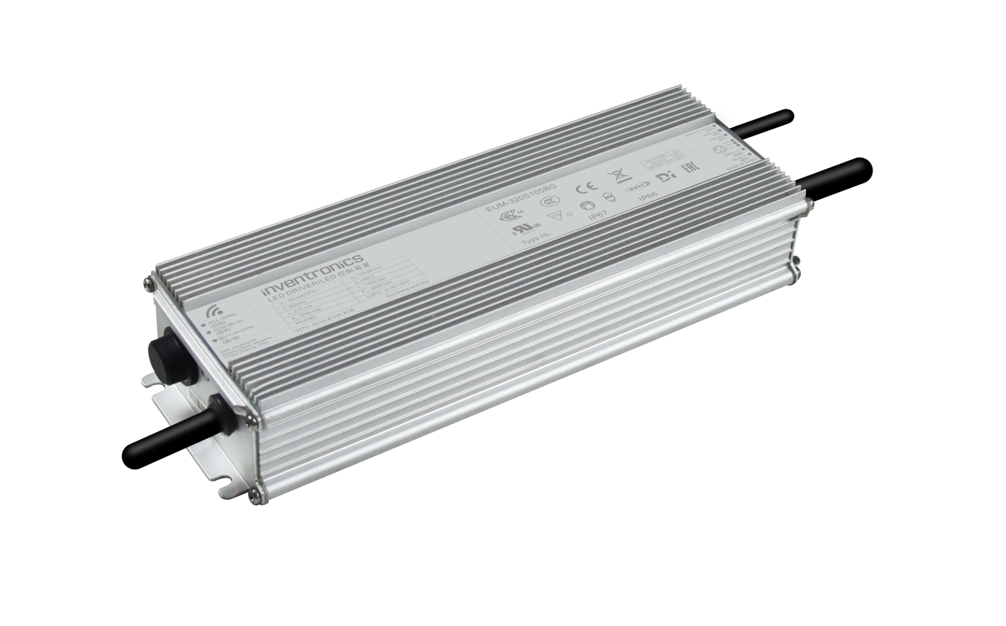EUM-320SxxxBG - Inventronics DALI-2 D4i, 320W LED Drivers