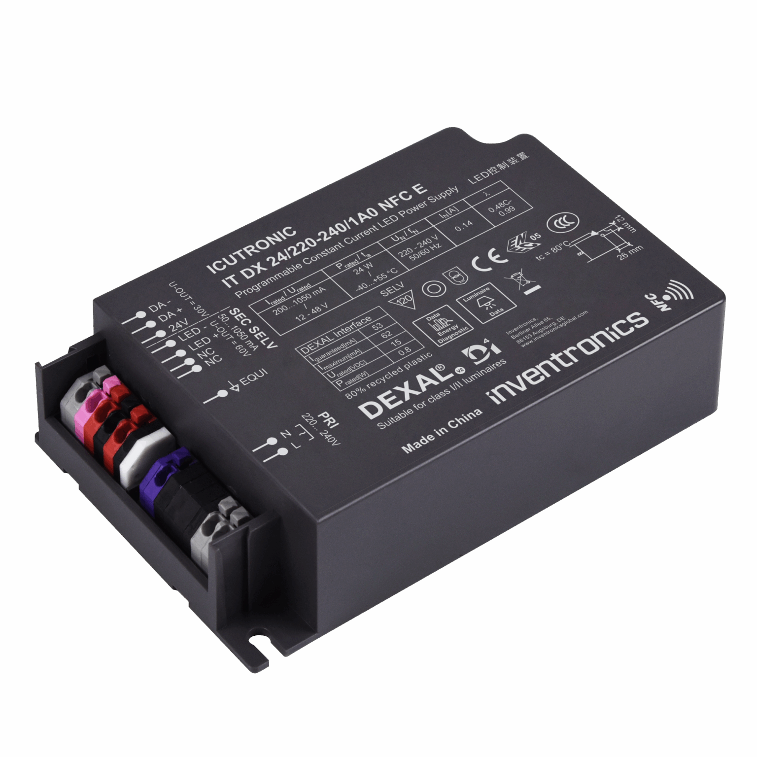 IT DX 24/220-240/1A0 NFC E - INVENTRONICS GLOBAL (AM) ICUTRONIC DEXAL ...